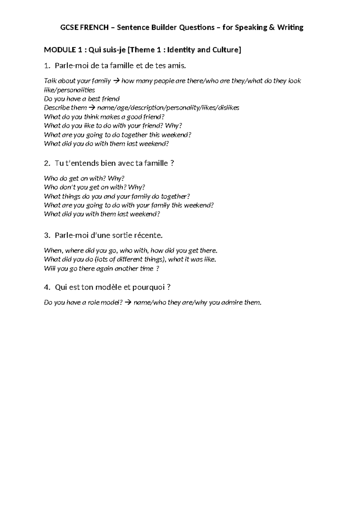 SB Questions Homework - Identity, Culture & Global Issues - Studocu