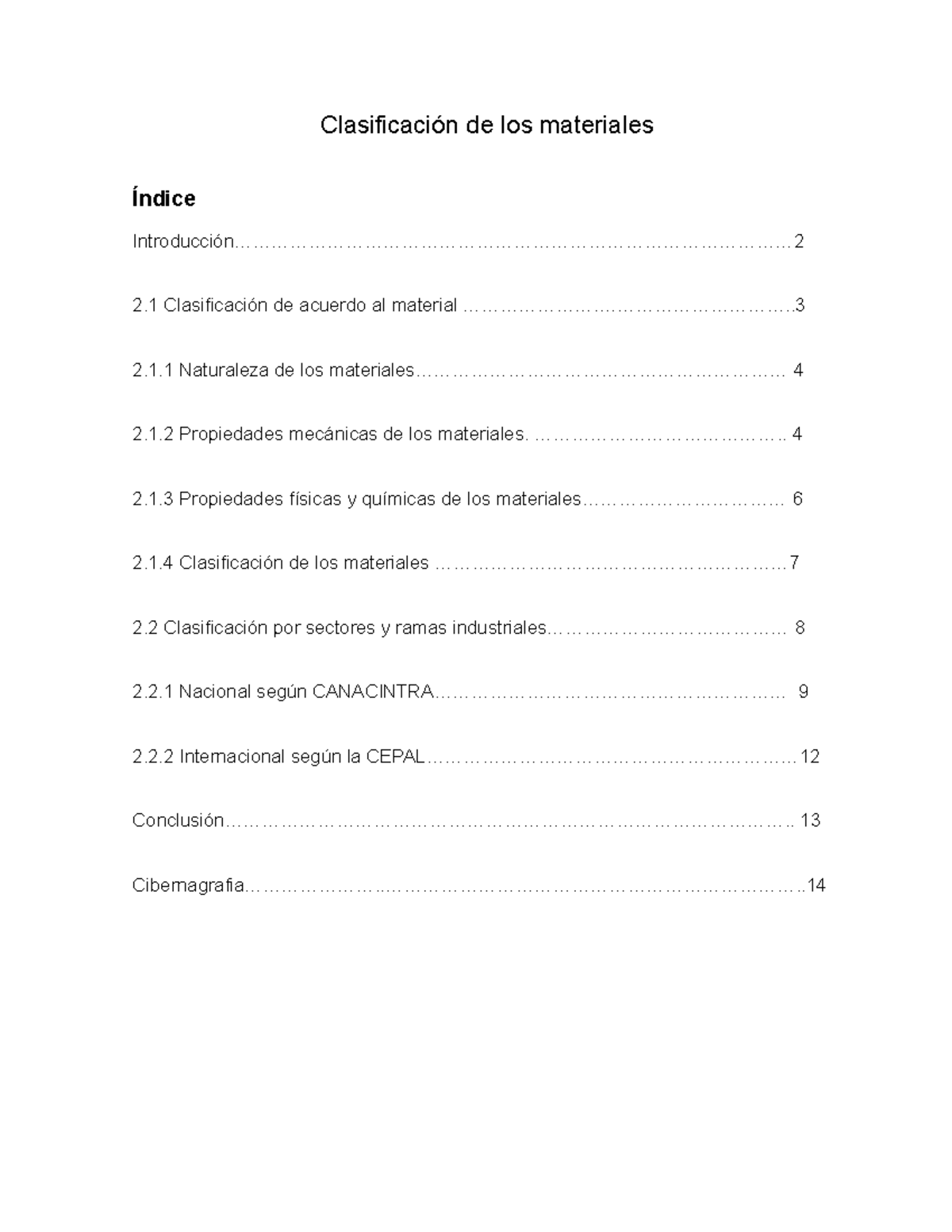 Clasificación de Materiales: Naturaleza, Propiedades y Sectores - Studocu