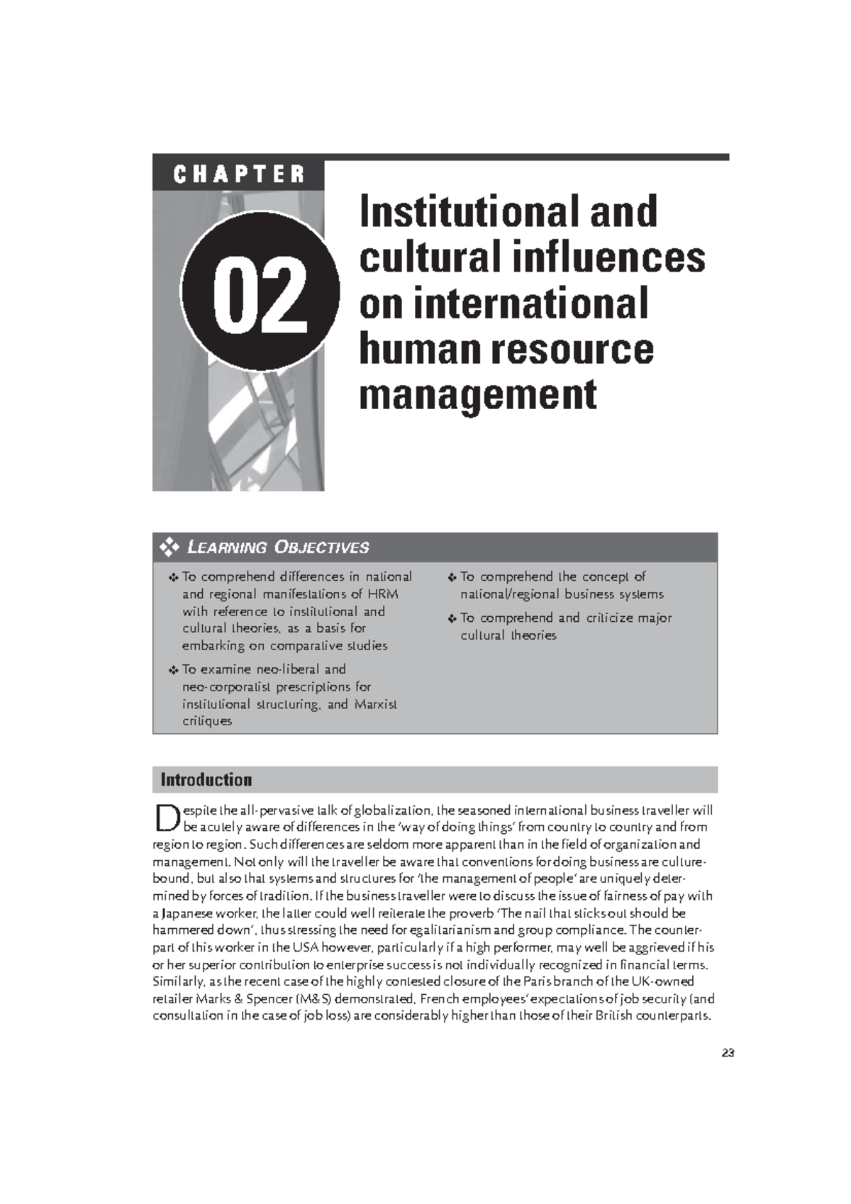 Chapter 2 HRM - From one of famous IHRM book - 02 Institutional and ...