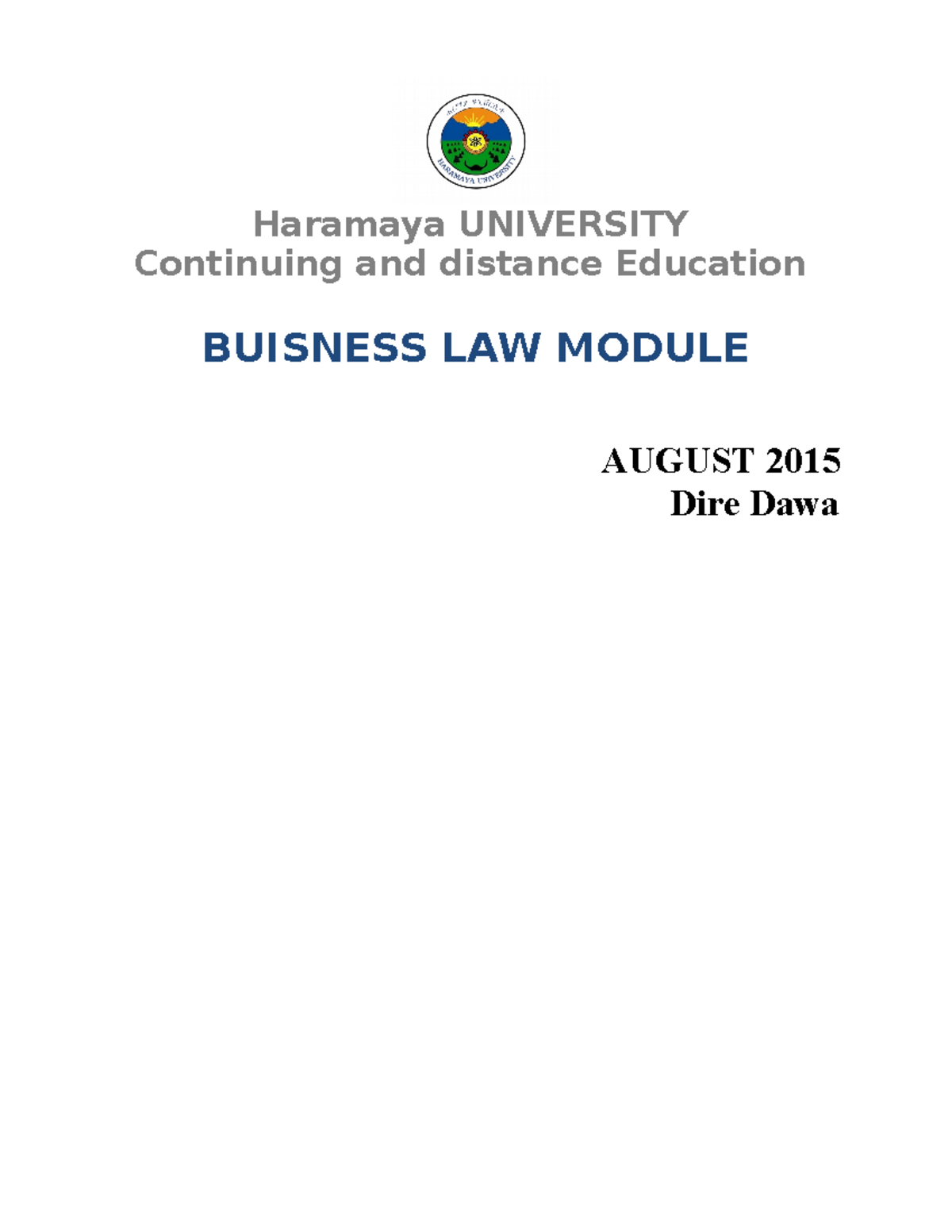 Business Law Module - Comprehensive Study Notes for Success - Studocu