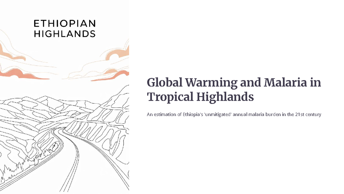 Global Warming and Malaria in Tropical Highlands: 21st Century Impact ...