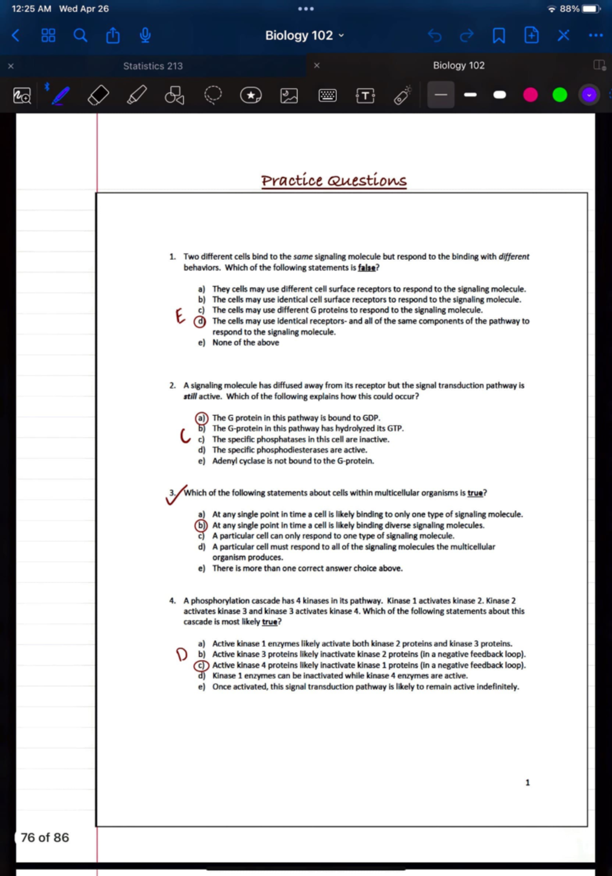 Biology 102 Exam 3 Practice Questions: Key Concepts & Review - Studocu