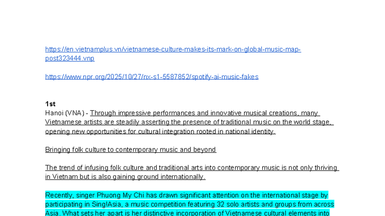 News report - dfe - en.vietnamplus/vietnamese-culture-makes-its-mark-on ...