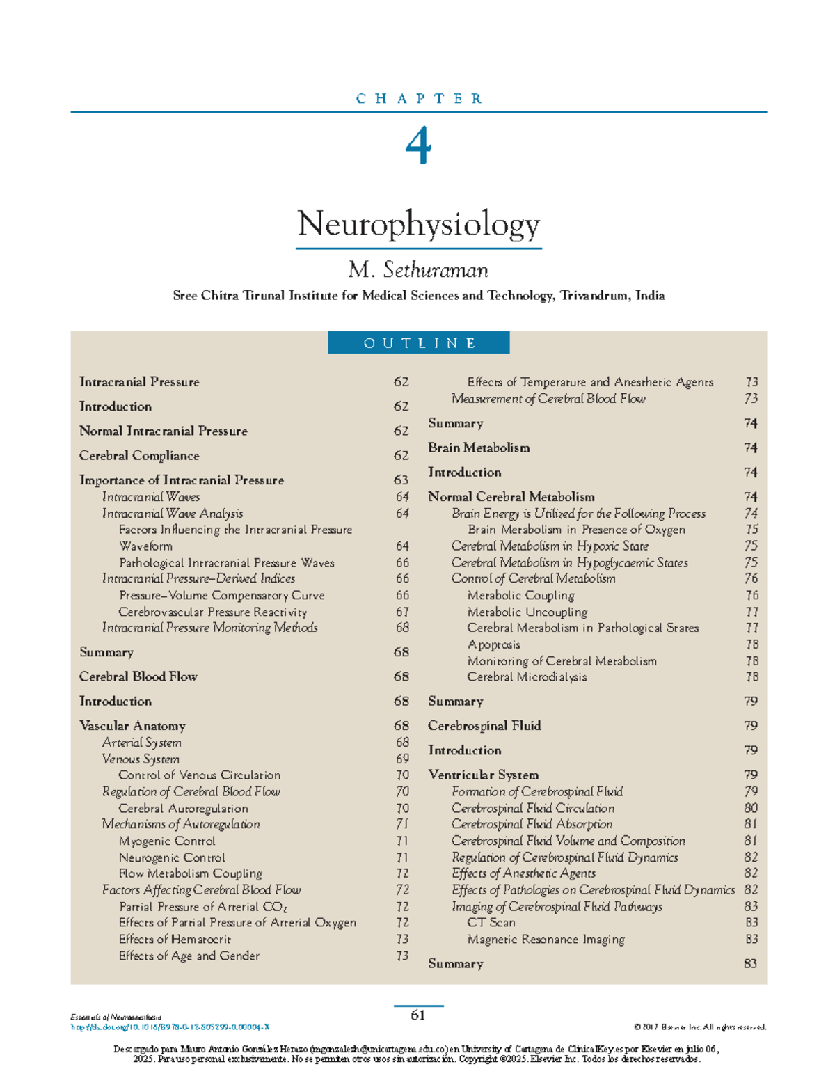 Neurophysiology Essentials: Chapter 4 Overview and Key Concepts - Studocu