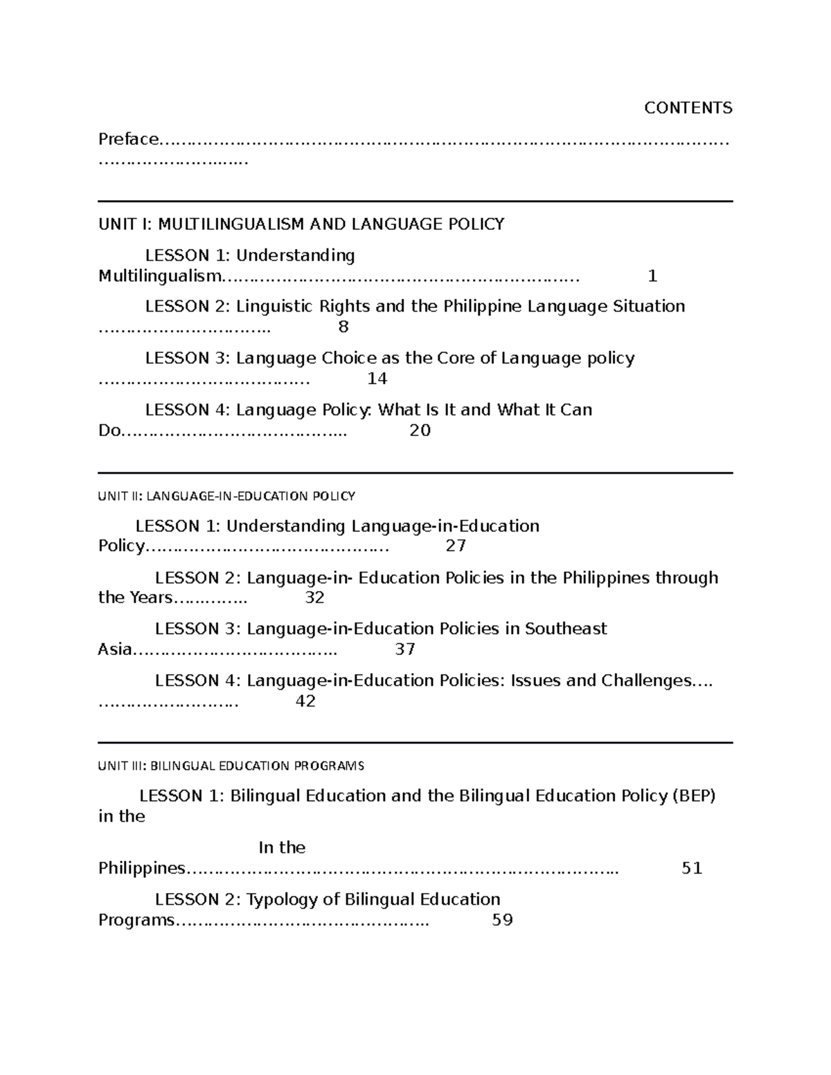 Language Programs & Policies in Multilingual Societies (Course Module) - Studocu