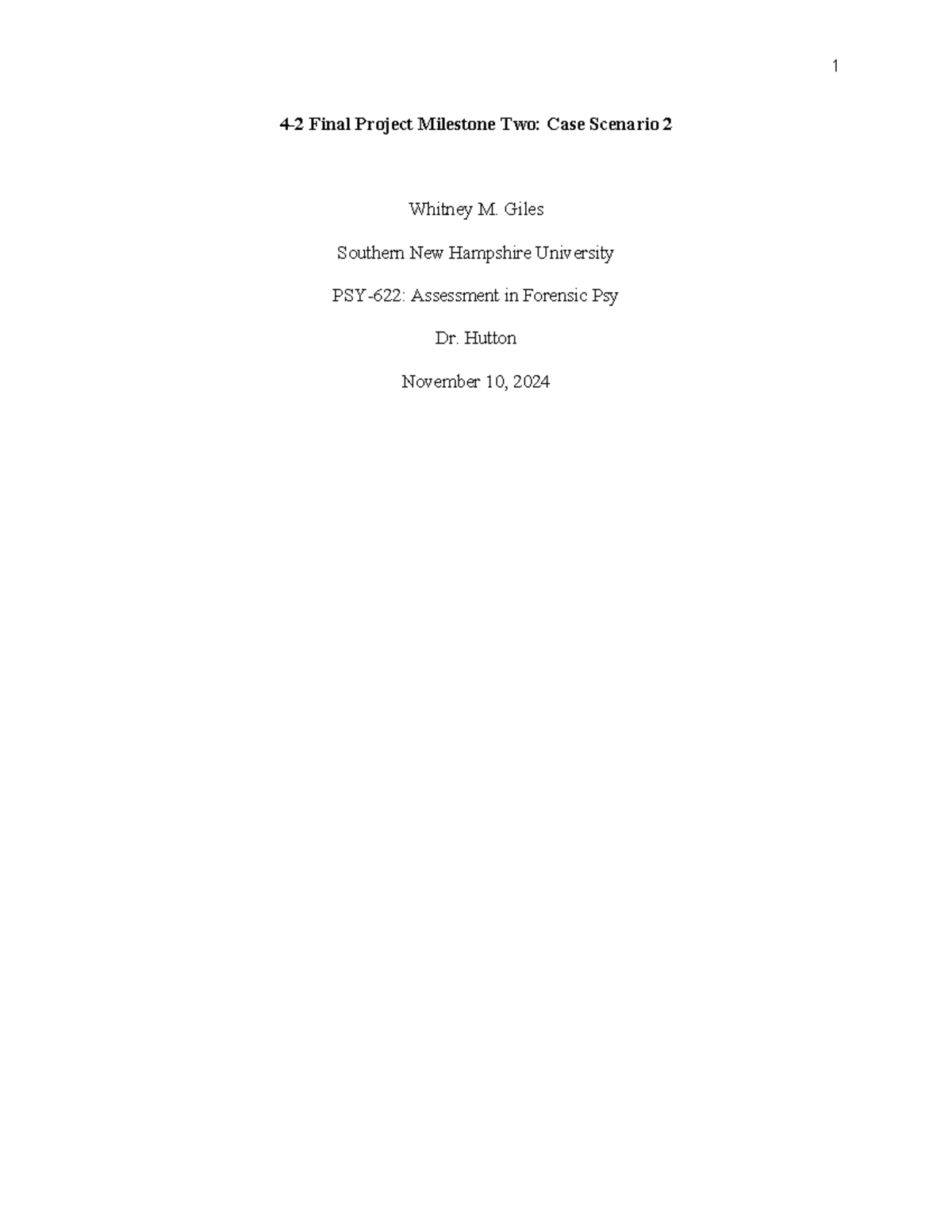 4-2 Final Project Milestone Two: Forensic Risk Assessment Case Study ...