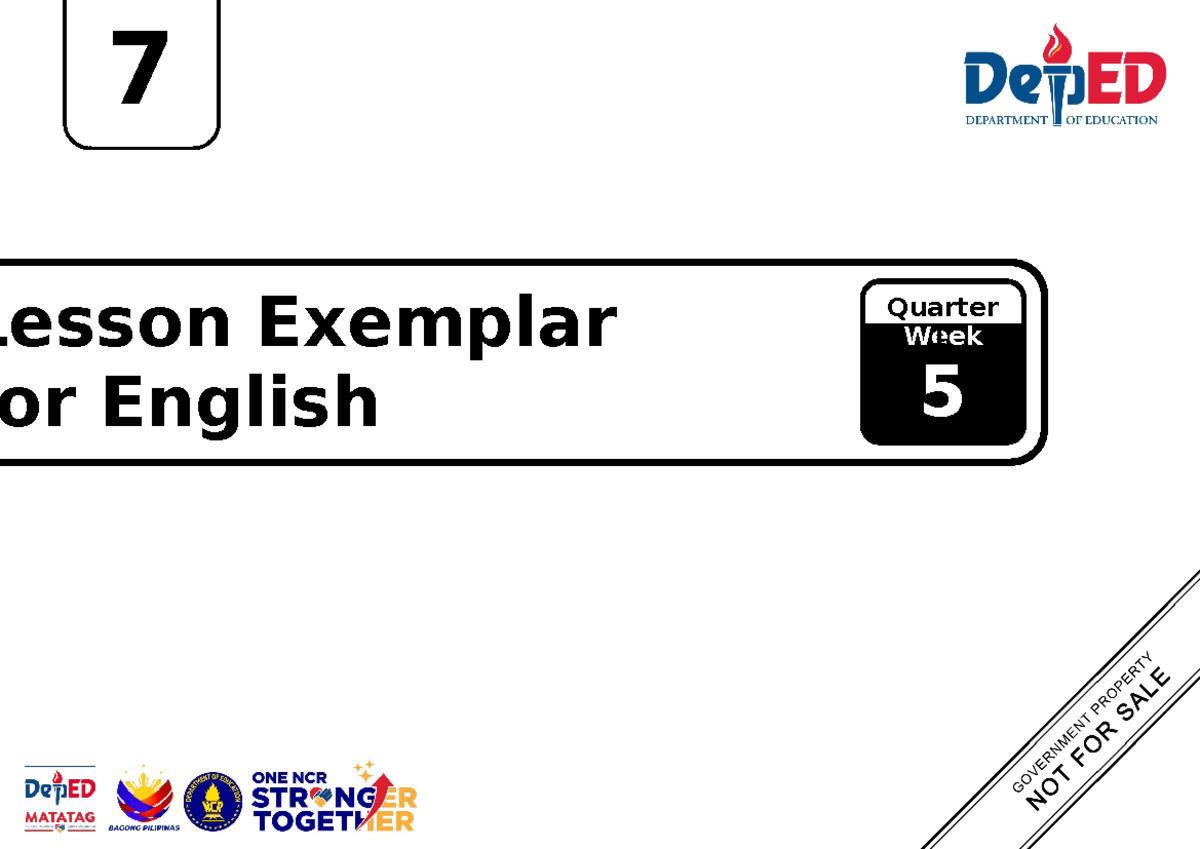LE G7 English Q1 W5 - Learning Activity on Poetry and Culture - Studocu
