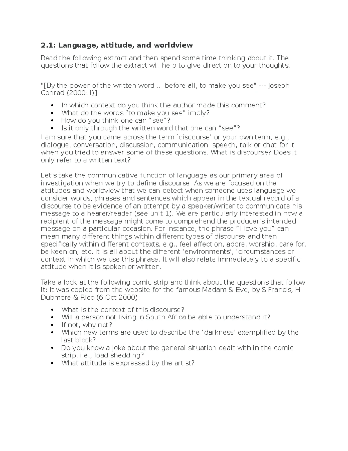 AFL1501 Assign 2 - Assignment 02: We can only manage the world once it has been storified Name ...