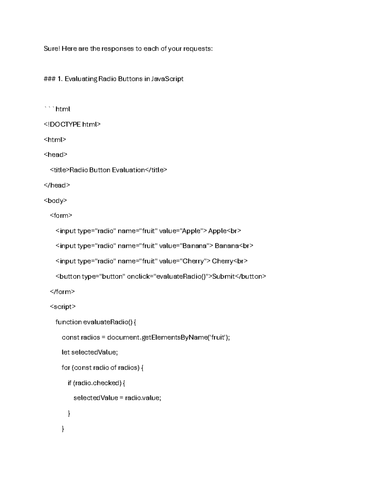 Css - Css practical - Sure! Here are the responses to each of your ...