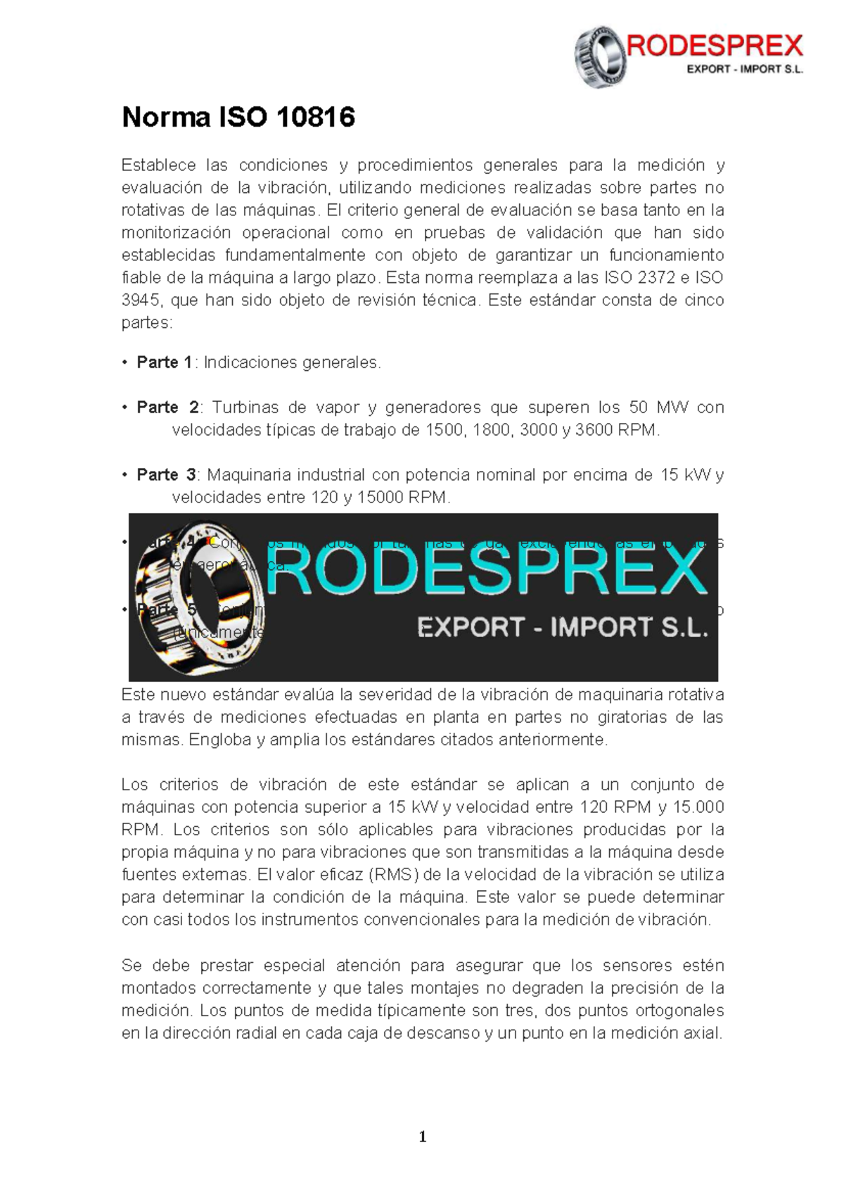 Norma ISO 10816: Evaluación de Vibraciones en Máquinas Rotativas - Studocu