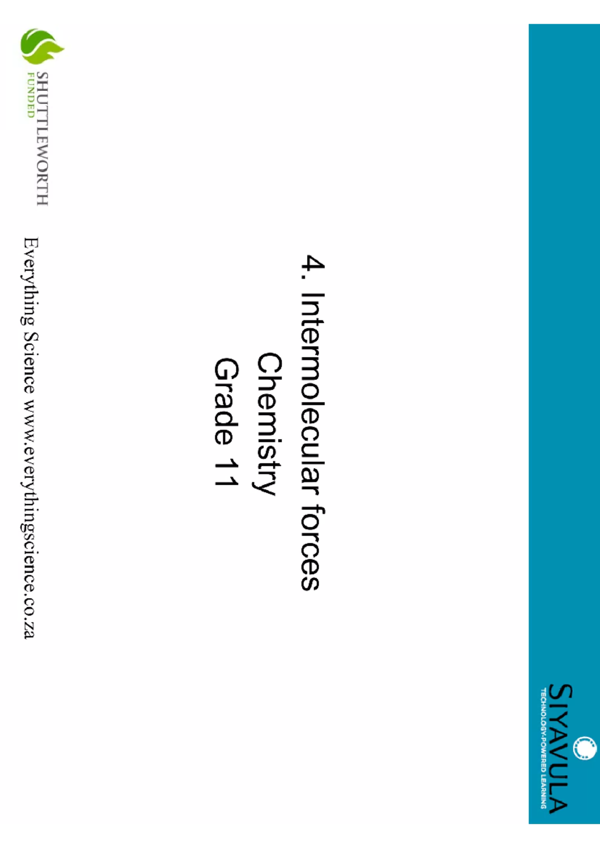 Chemistry Grade 11: Intermolecular Forces Exam Notes - Studocu
