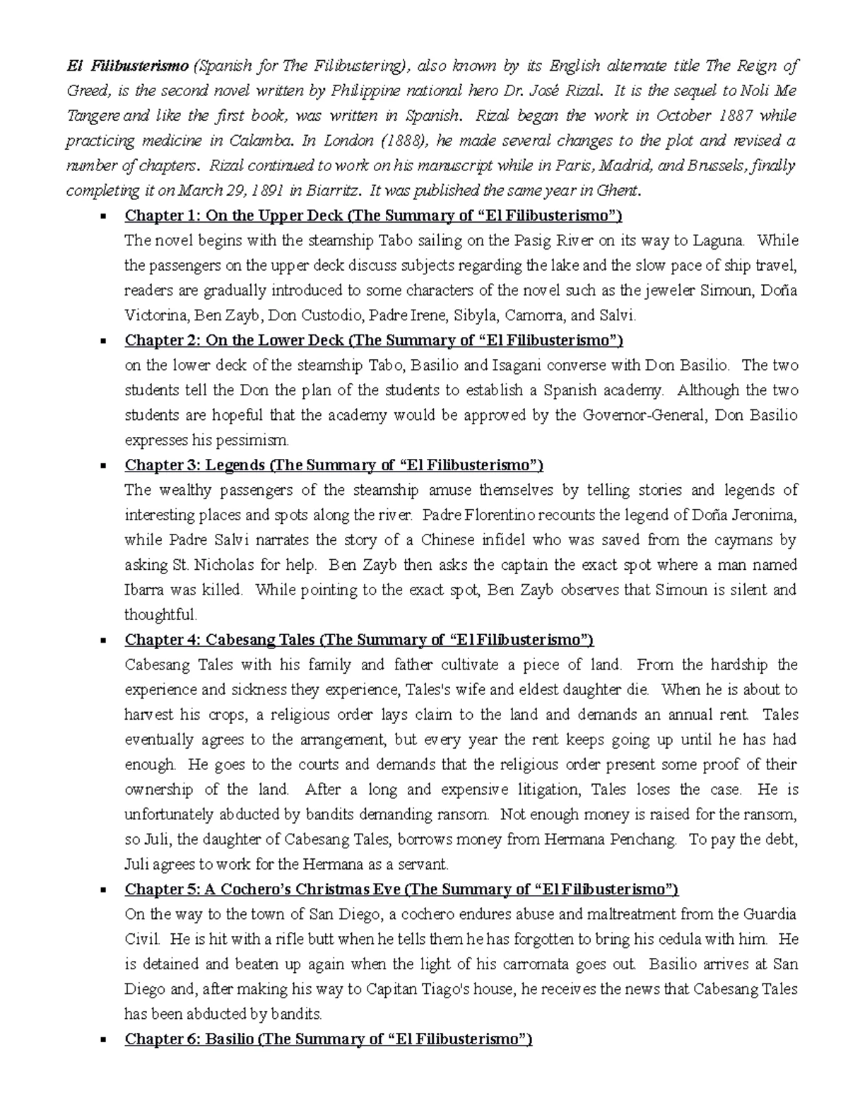 Father Salvi: Character Analysis - In Philippine history, Noli Me ...