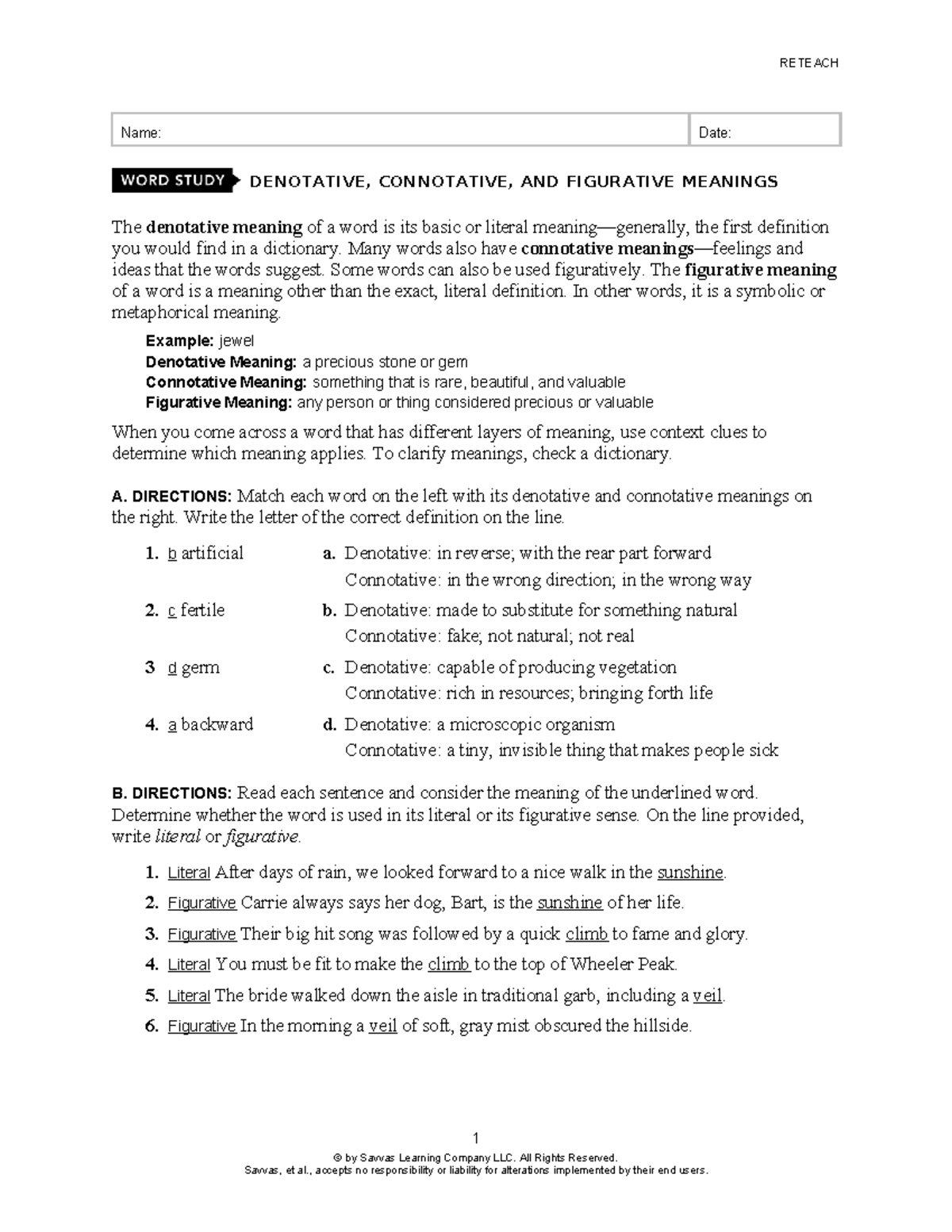 MYP2209 REM G09 U2A Kafka: Denotative, Connotative, & Figurative ...