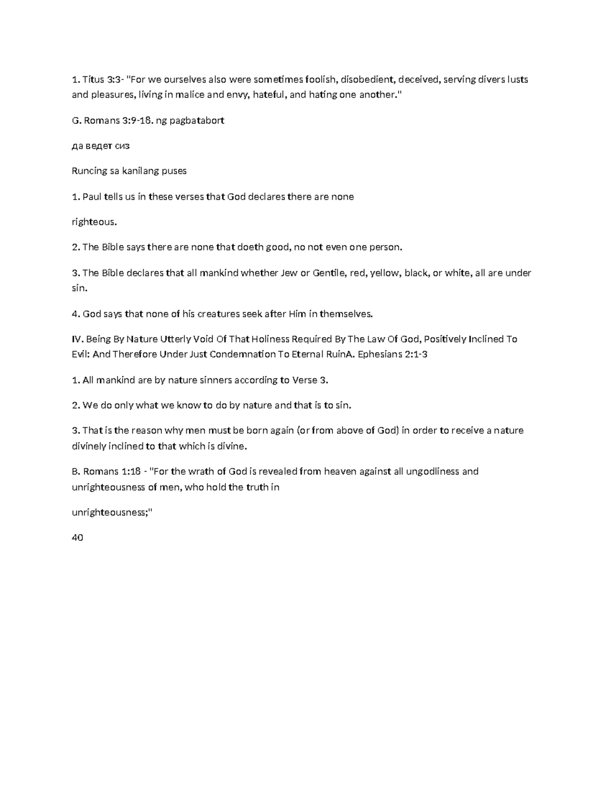 Theological Teachings on Human Nature and Sin (Page 40) - Studocu