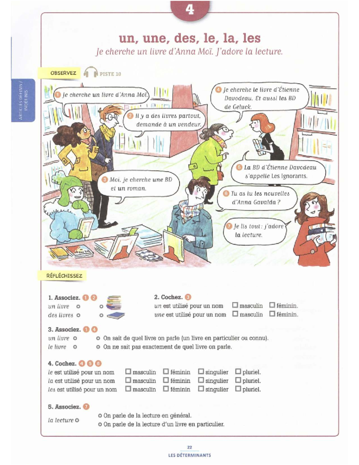 Les articles définis et indéfinis (Ex) - Cours de Français - Studocu