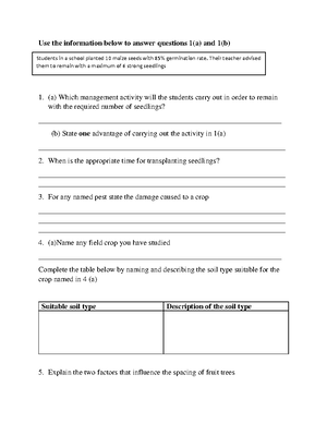 JCE Agriculture Paper 4 Sample Paper - BOTSWANA EXAMINATIONS COUNCIL ...