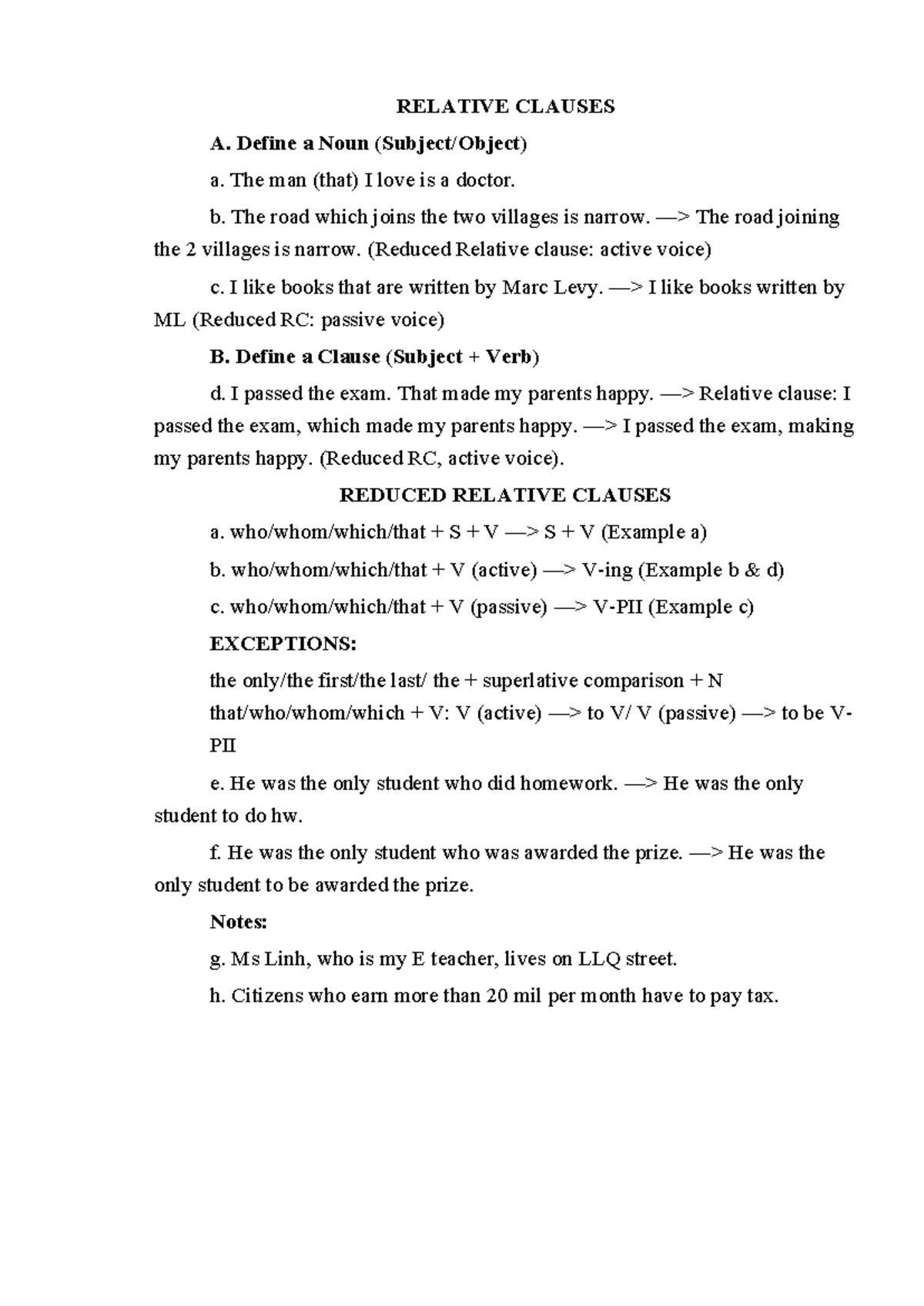 Relative Clauses - This can help you prepare for your grammar ...