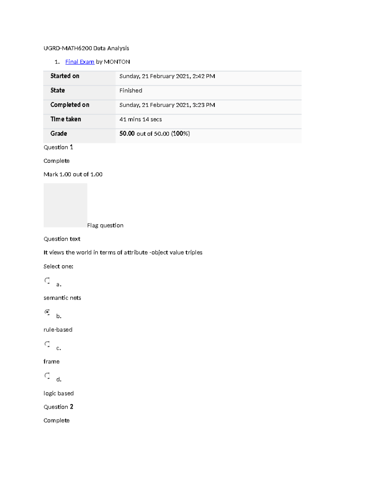 520362764 MATH6200 Data Analysis 2021 Final Exam Responses - Studocu