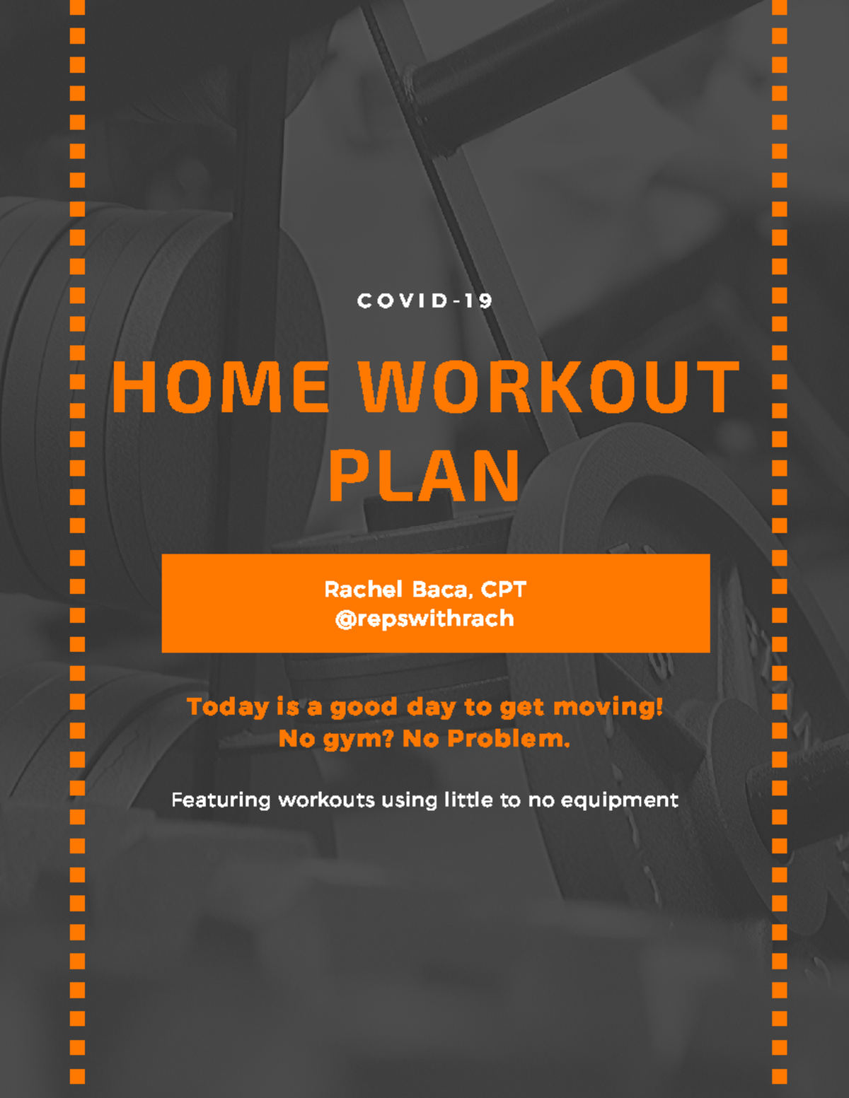 HOME WORKOUT PLAN (CPT) - 15 Minimalist Exercises for All Levels - Studocu