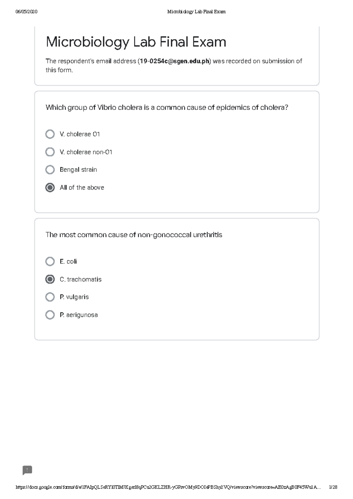 Microbiology Lab Final Exam Study Guide - Key Concepts & Cases - Studocu