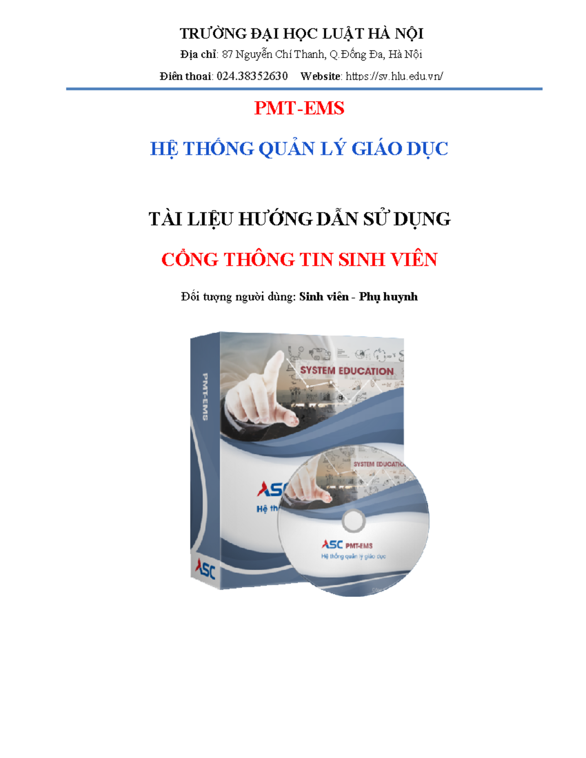 Hướng Dẫn Sử Dụng Cổng Thông Tin Sinh Viên - PMT-EMS - Studocu
