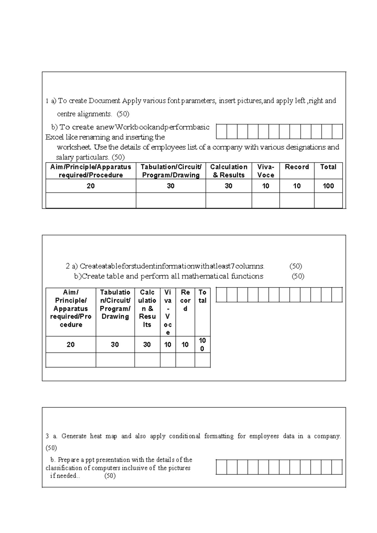 EOC Model Lab Questions: C Programming & Excel Tasks - Studocu