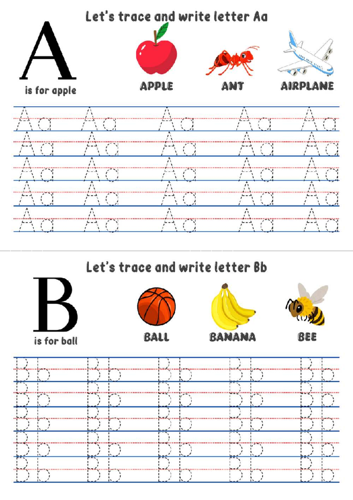 Let's Trace and Write Letters A to Z: Tracing Practice for Kids - Studocu