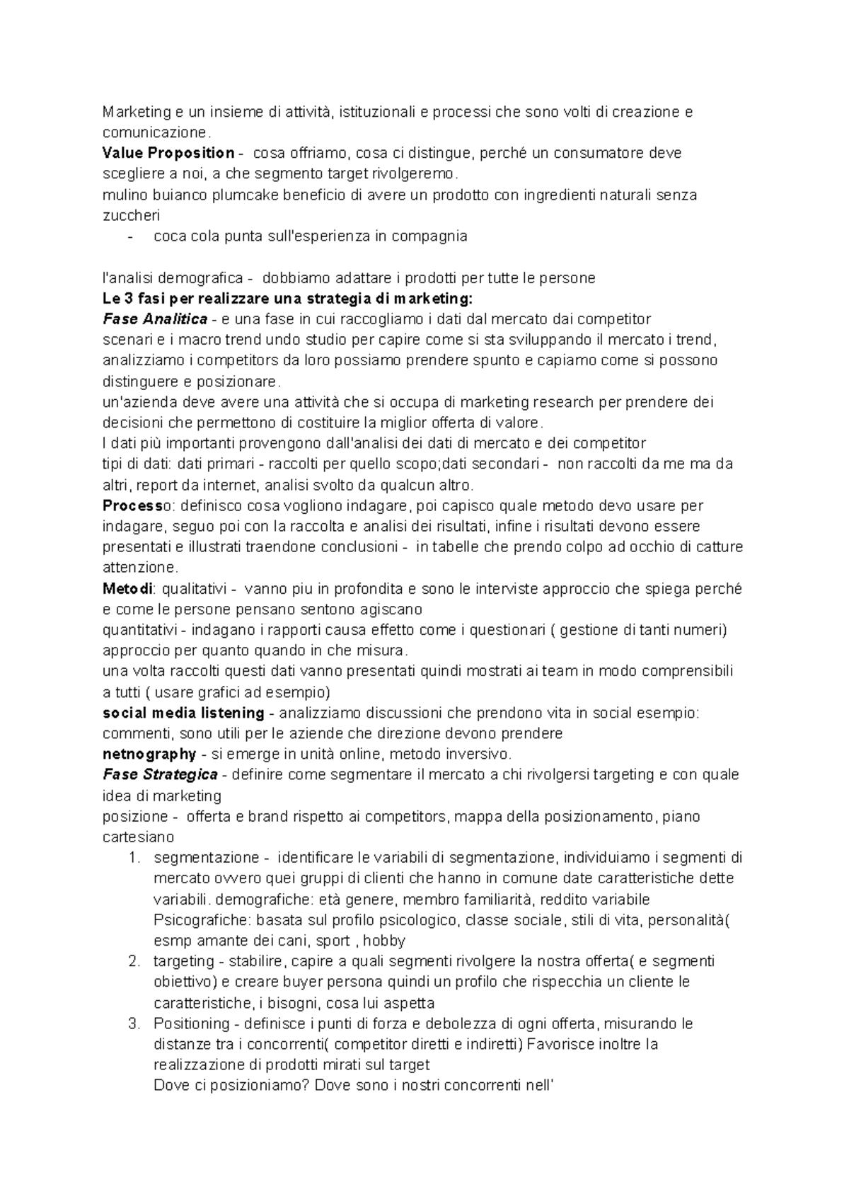 Marketing Digitale: Strategie e Analisi per la Creazione di Valore ...