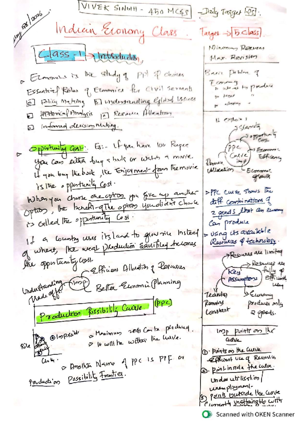 2026 ECON 450 MCGS Target 25: Indian Economy Overview and Concepts ...
