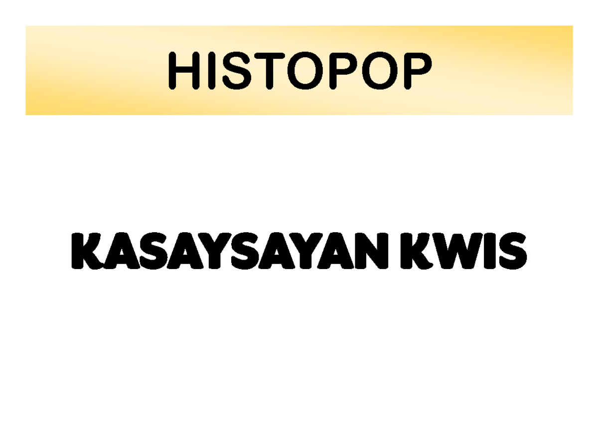Events - FOT - KASAYSAYAN KWIS HISTOPOP POPDEV QUIZ HISTOPOP ELEMENTARY ...