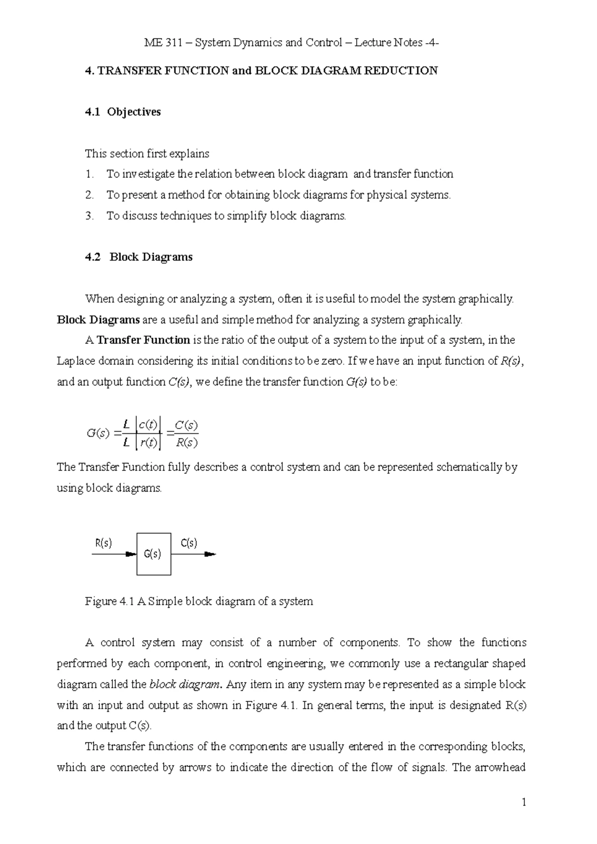 16-5157 Tutorial 2.1 - Block Diagram Reduction - Solutions - Tutorial ...