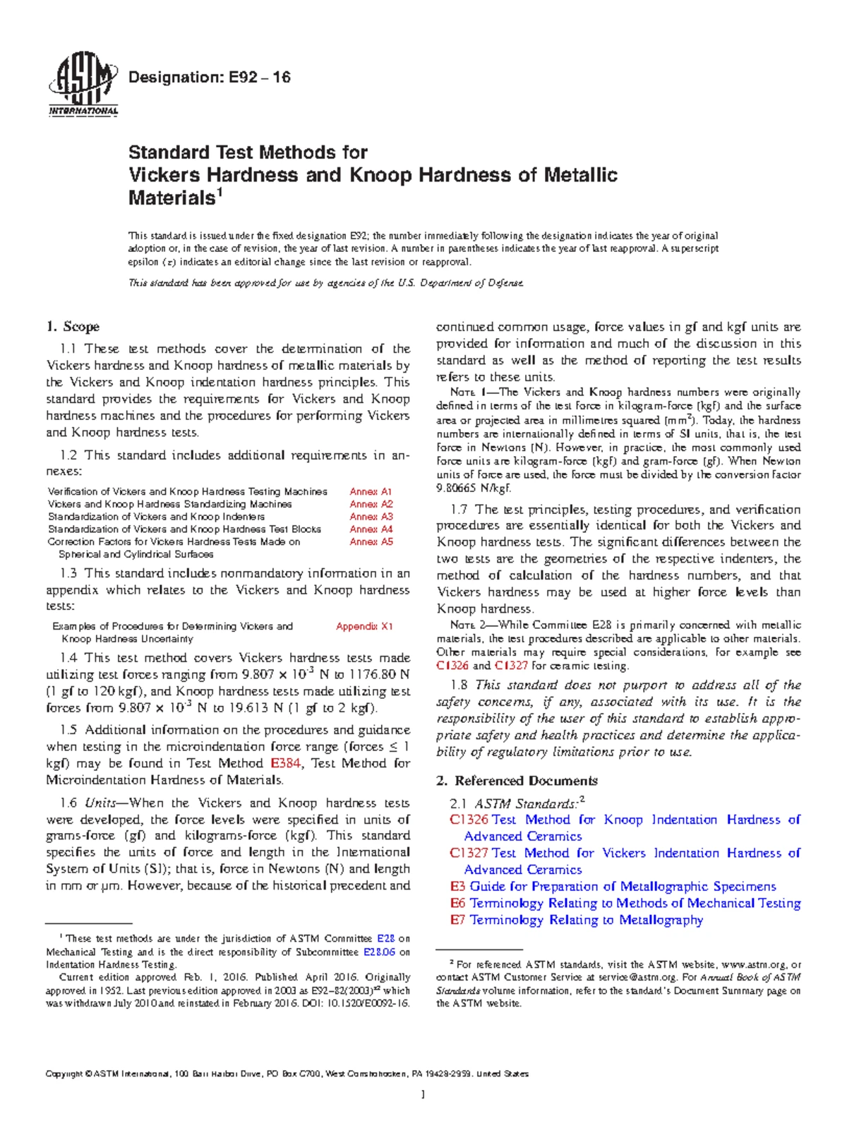 ASTM E415-21 - metrology tests - Designation: E415 − 21 Standard Test ...