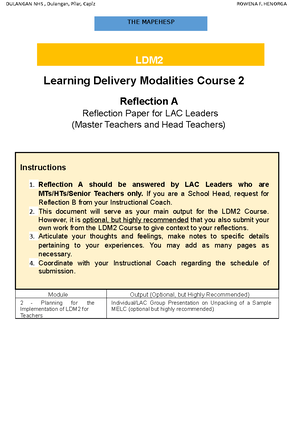 Es P Action PLAN 2022 - EsP ACTION PLAN School Year 2021- OBJECTIVES ...