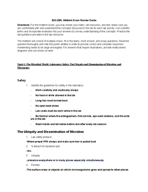 Identification of an Unknown Bacterium Lab Report - Identification of ...