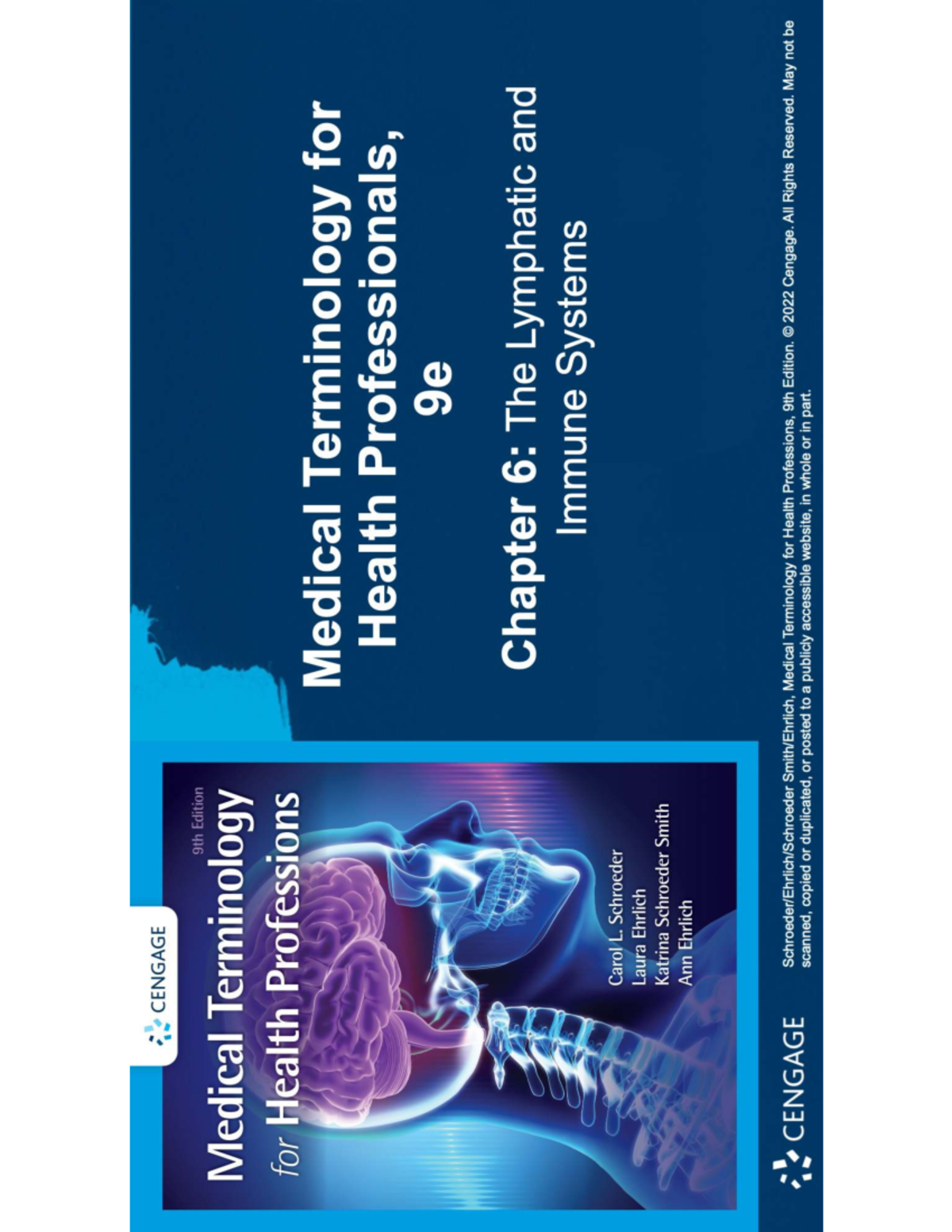 CENGAGE Medical Terminology for Health Professions 9e: Chapter 6 Study ...