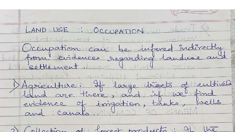 Land Use Analysis in Toposheet: Communication Insights - Studocu