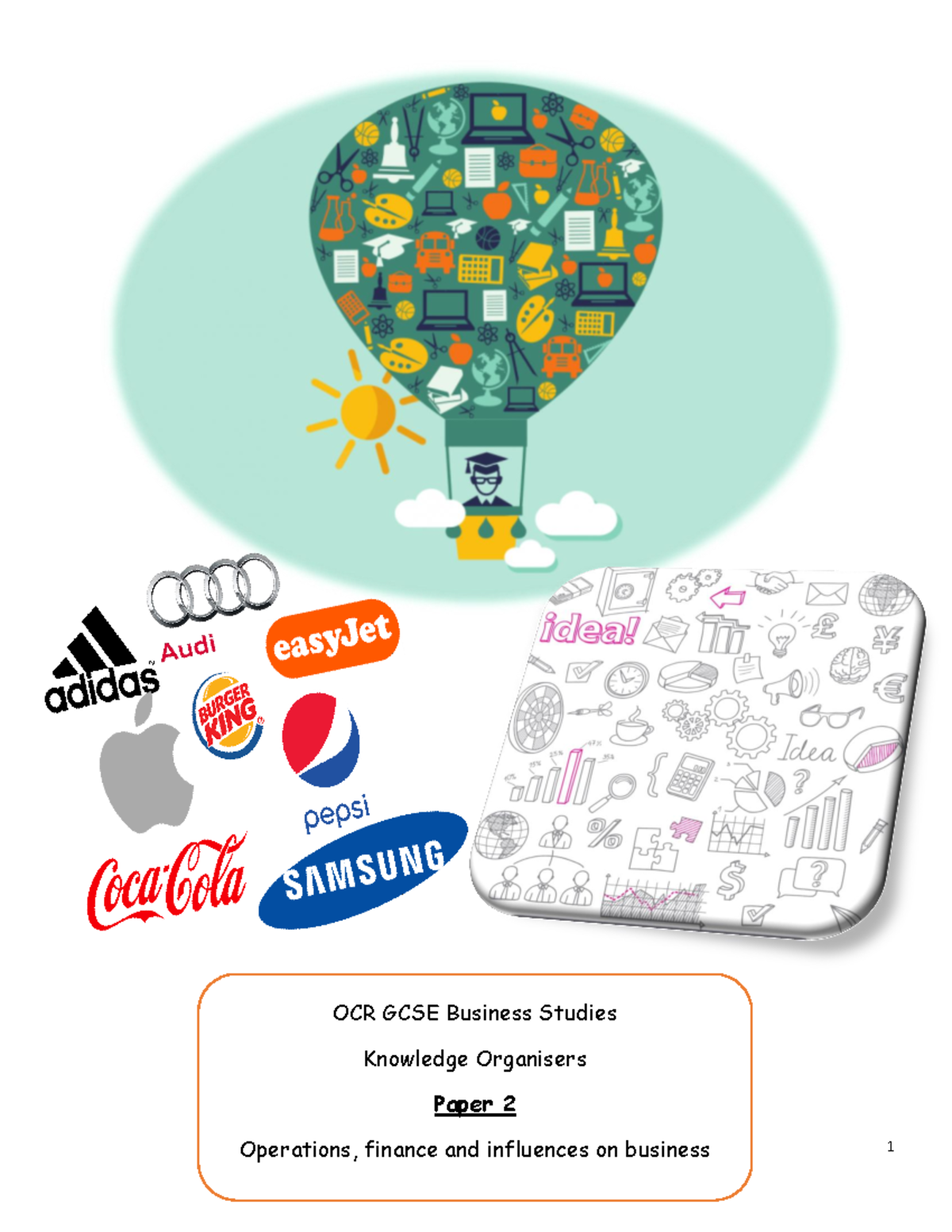 OCR GCSE Business Knowledge Organiser: Paper 2 Overview and Key ...