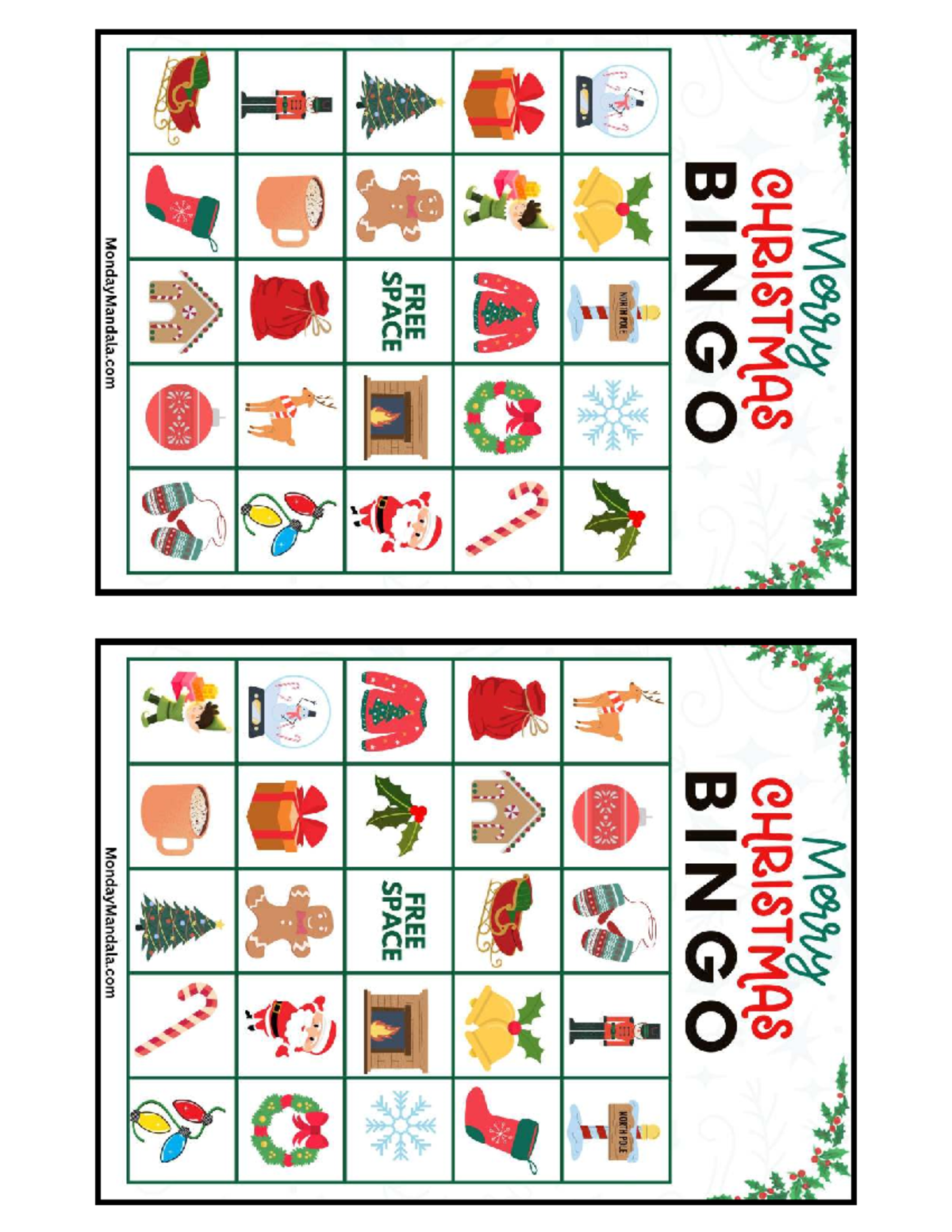 O9NIS w23 Christmas Bingo Game Instructions (5x5) - Studocu