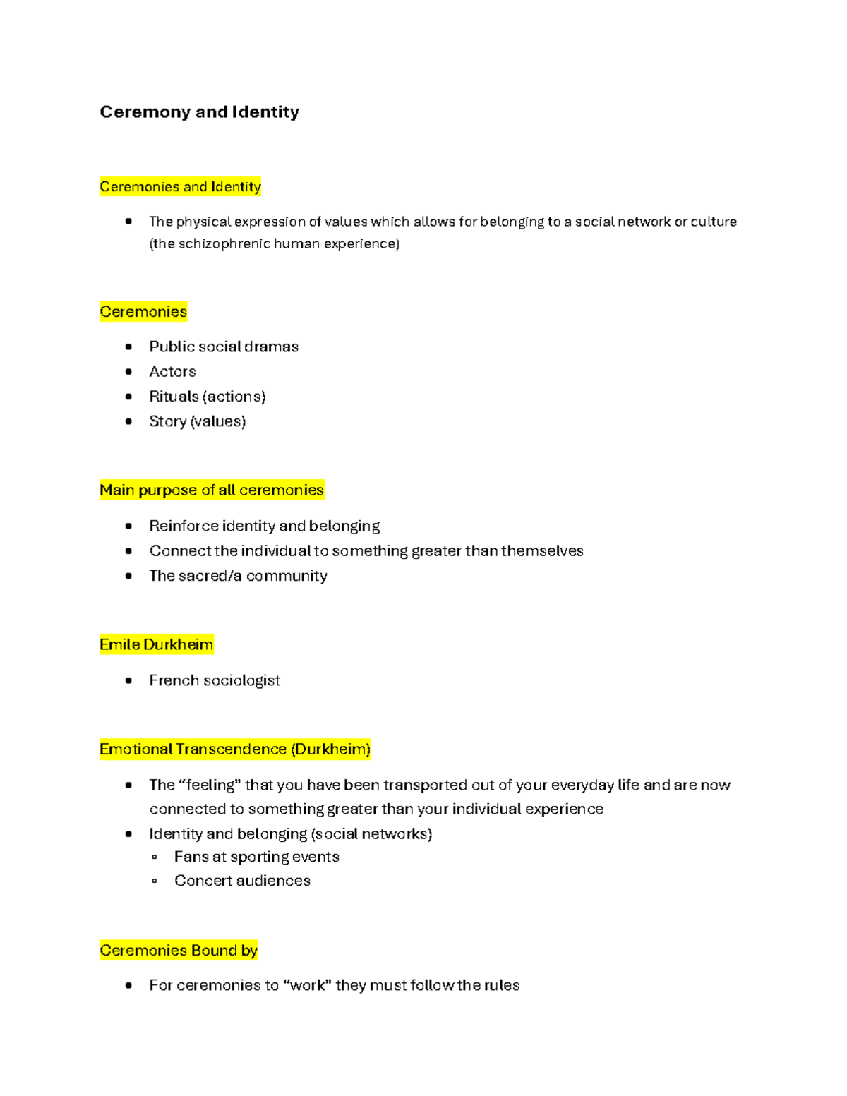 Rites of Passage: Cultural Ceremonies & Identity in Anthropology - Studocu