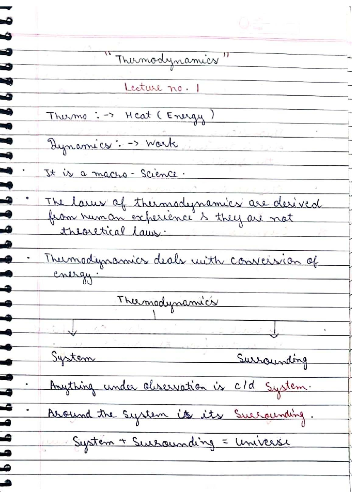 Thermo 101: Lecture Notes on Heat Energy & Dynamics (Mains 2023) - Studocu
