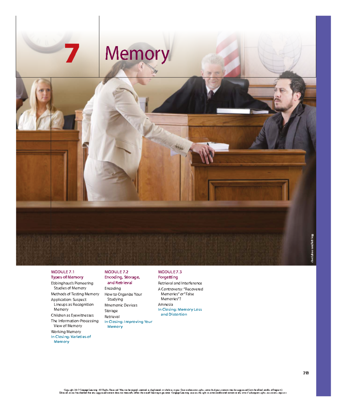 Memory Module 7: Types, Encoding, Storage, and Retrieval Techniques ...