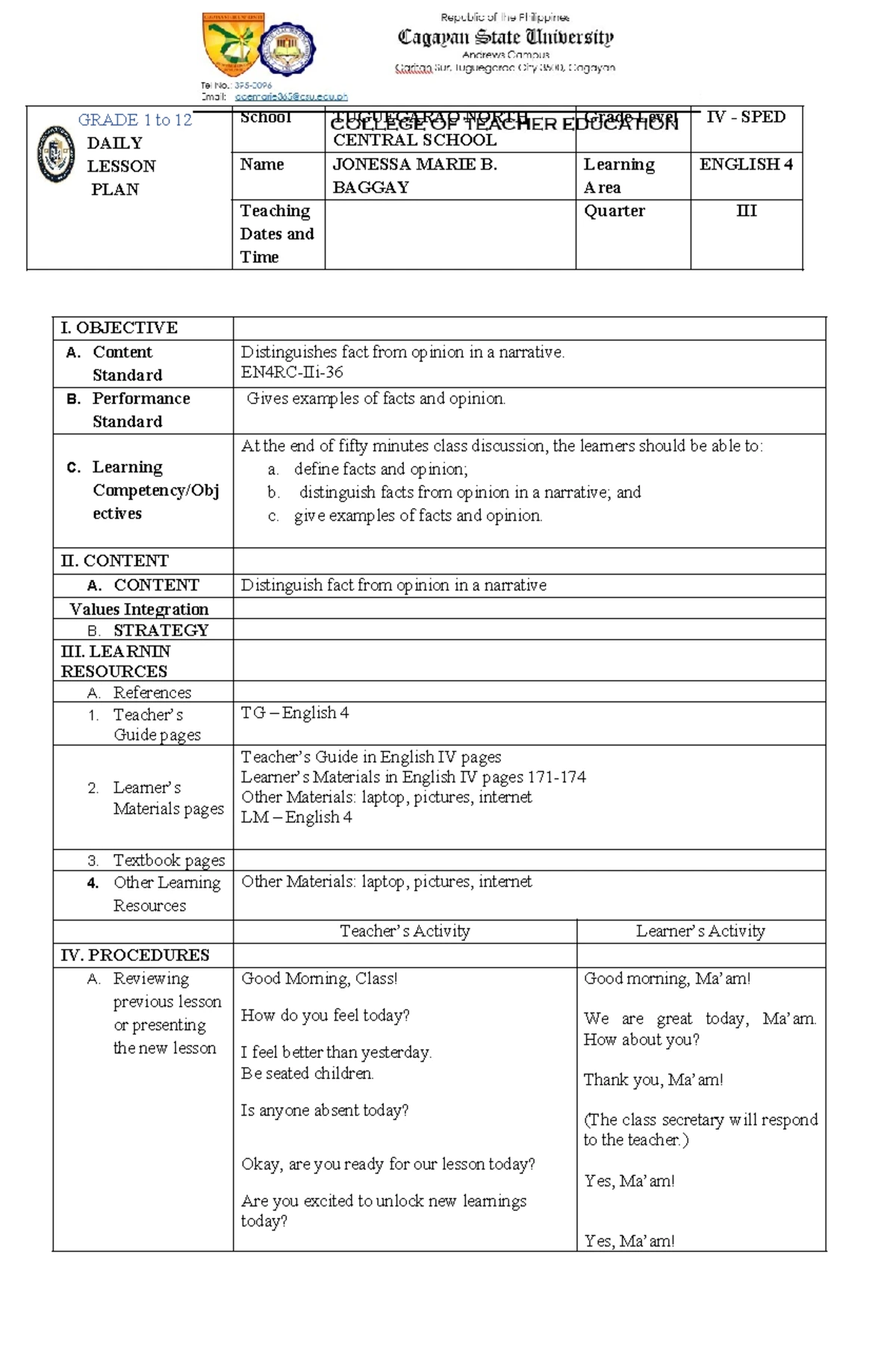 Q1 MAPEH Lesson Plan: Early Philippine Music & Arts (Grades 1-12) - Studocu