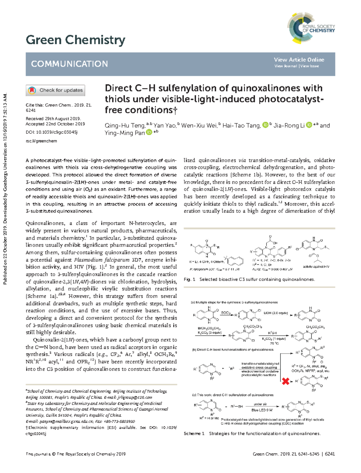 Paper 9 Teng Green Chem - bài báo khoa học tham khảo - Green Chemistry ...