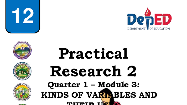 PRC2 Q1 Mod 3: Kinds of Variables & Their Uses - Studocu