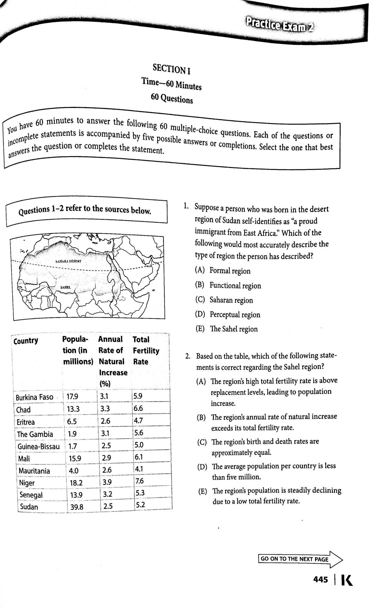 Practice Exam 2 - Geography Questions and Answers - Studocu