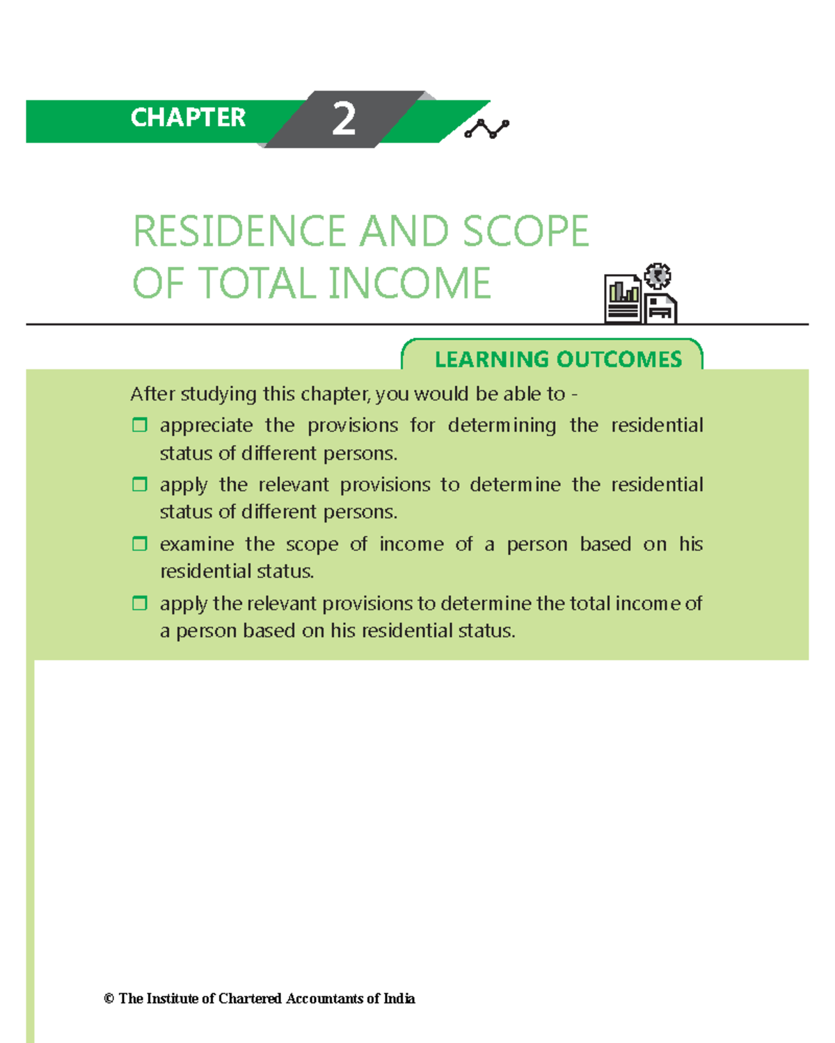 46234 BOS36354 P4SEC Income Tax Chapter 2: Residence & Scope of Income ...