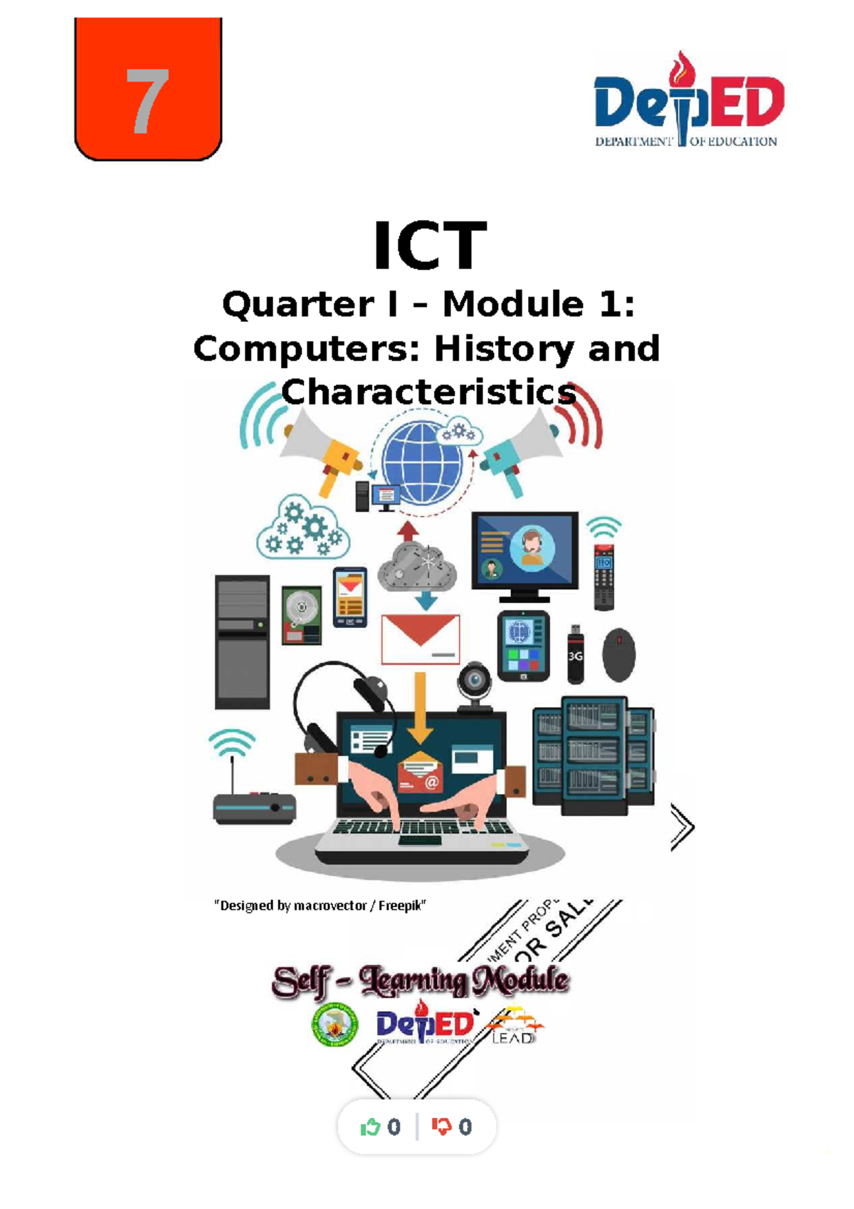 ICT Q1 Mod 1: Computers - History & Characteristics Overview - Studocu