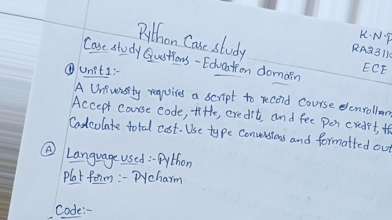 Python Assignment (106) - Code and Concepts Overview - Studocu