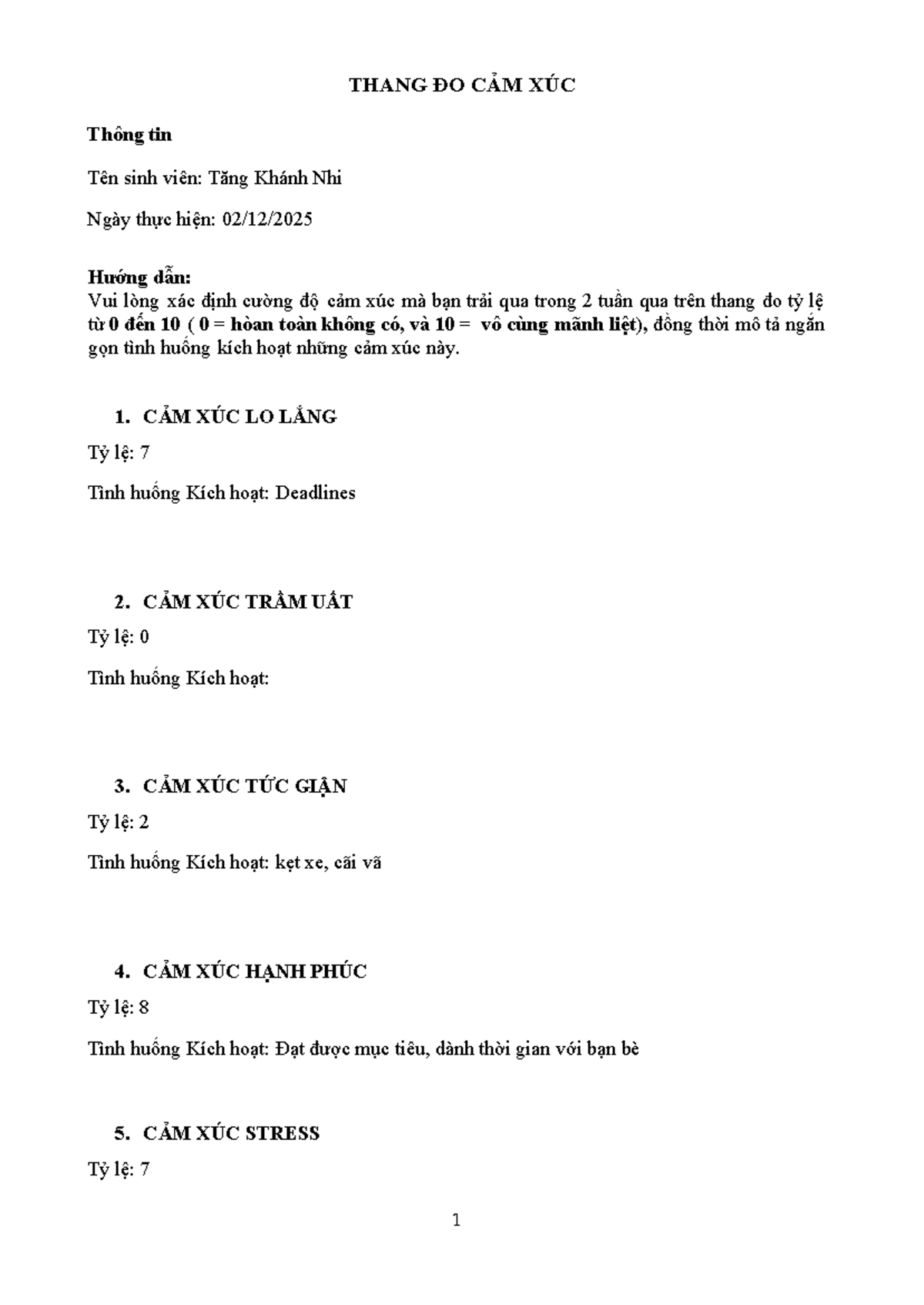 Ch04 THANG ĐO CẢM XÚC Thực Hành và Phân Tích Cảm Xúc - Studocu