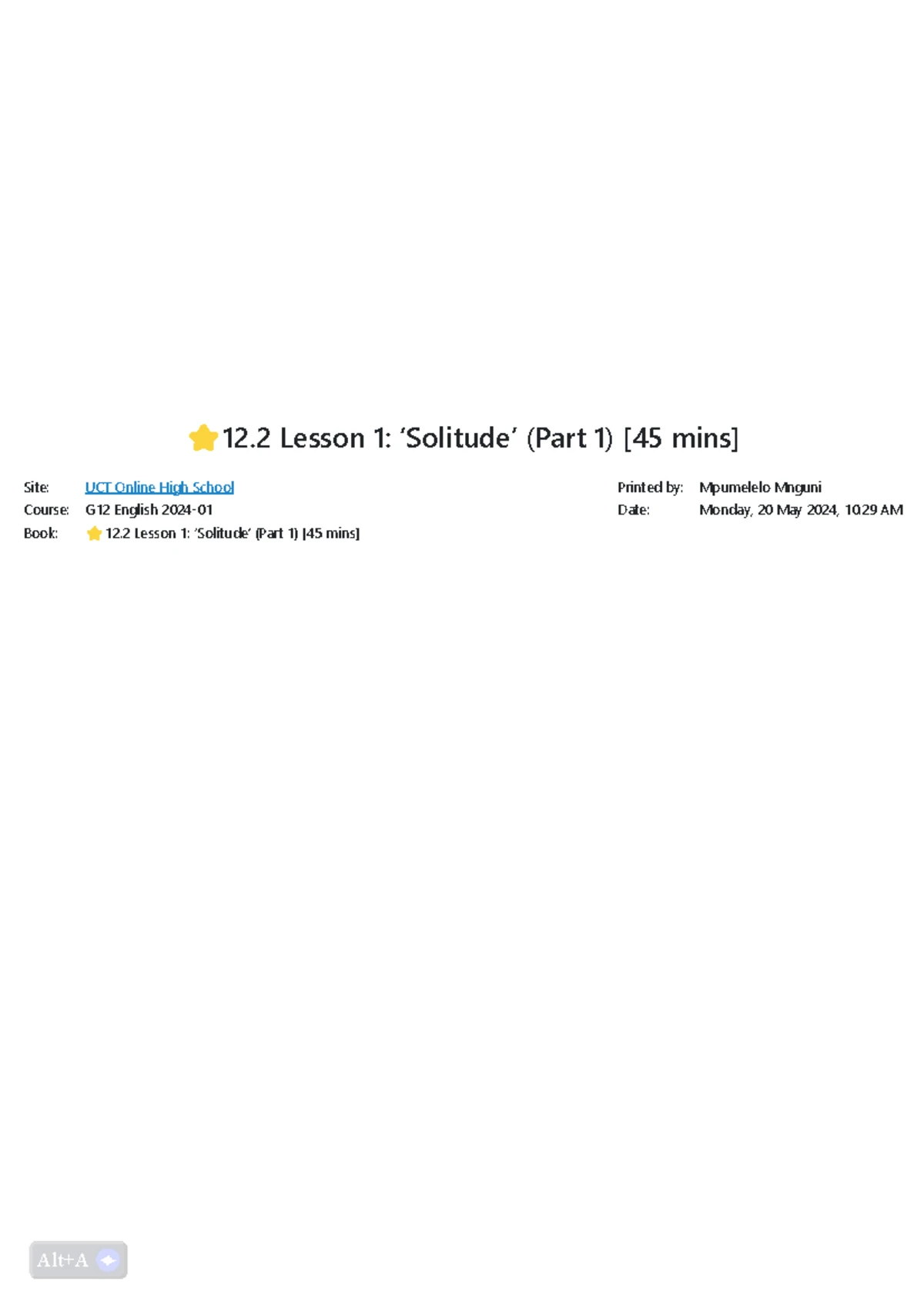 Olive Schreiner's Poem Analysis: 'The Morning Sun is Shining' - Studocu